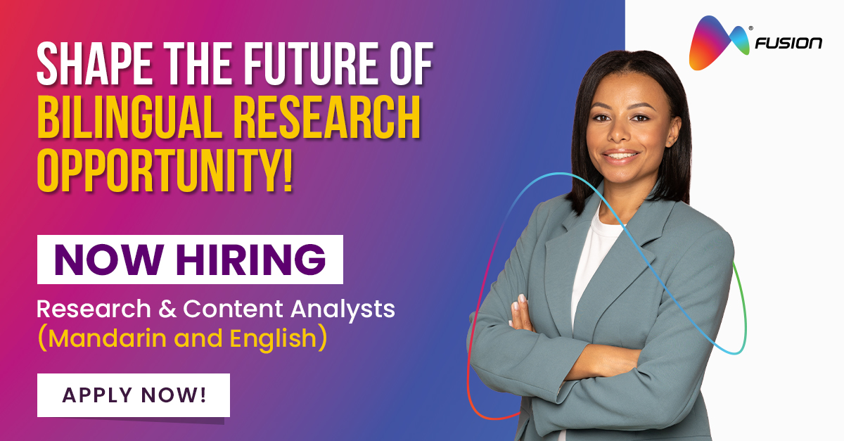 Research and Content Analyst – English and Mandarin – Remote
