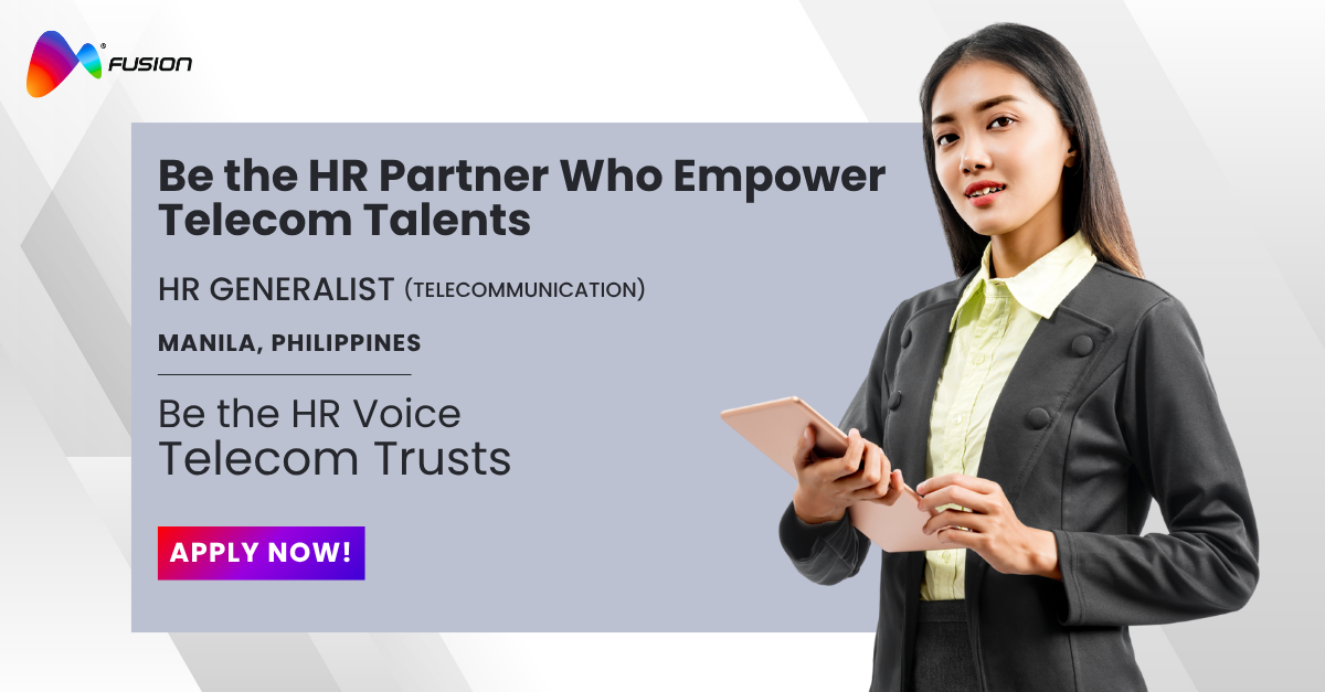 HR Generalist – Telecom Account – Manila | Fusion CX Careers