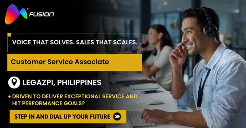 Customer Service Associate – Legazpi, Philippines