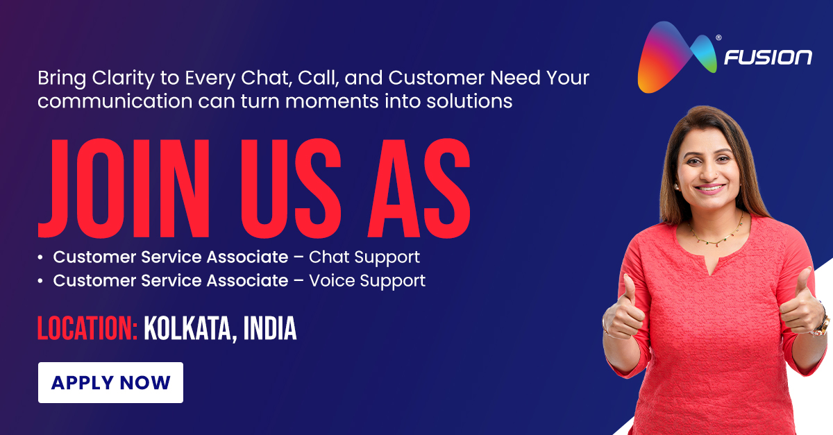 Voice Process Jobs in Kolkata | Customer Support Hiring